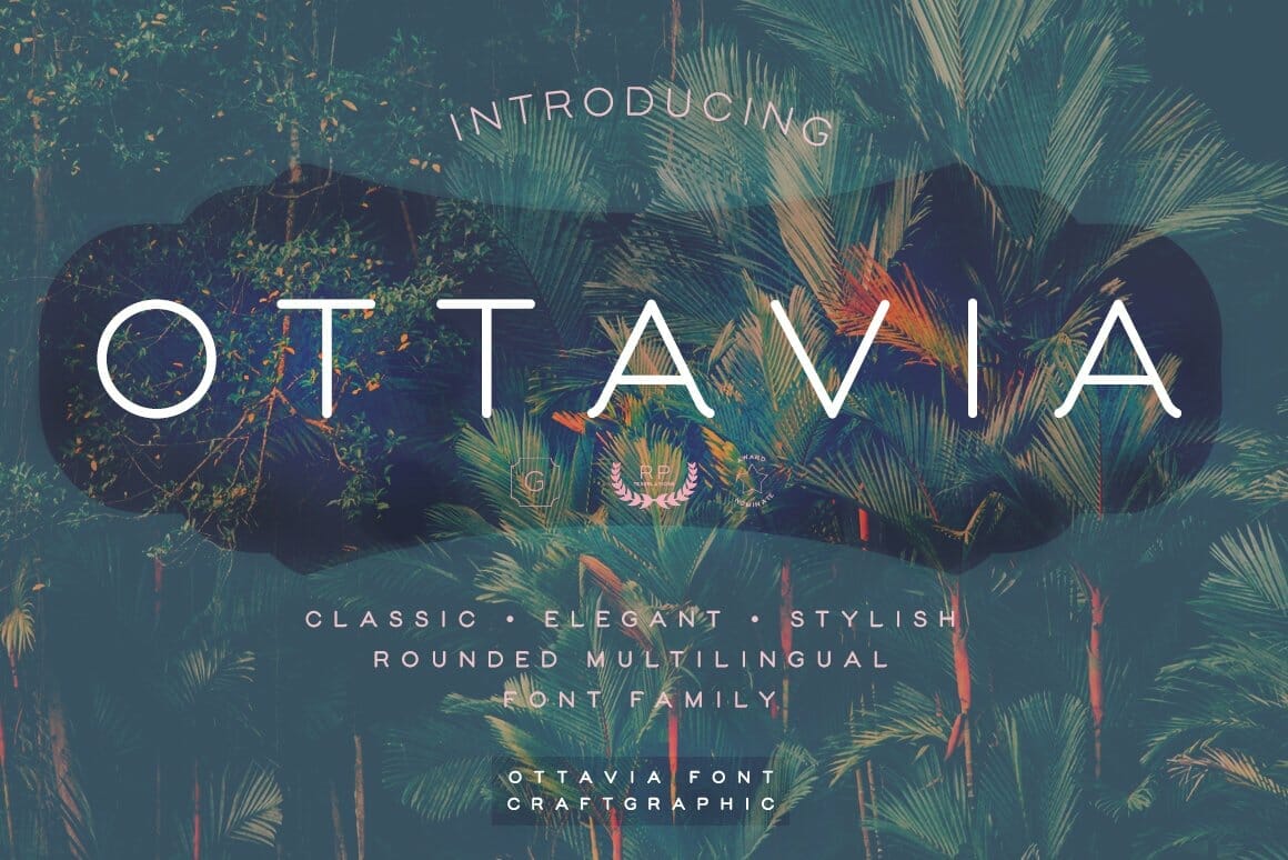 Buy Ottavia Rounded Minimal Font Family By Craft Graphic